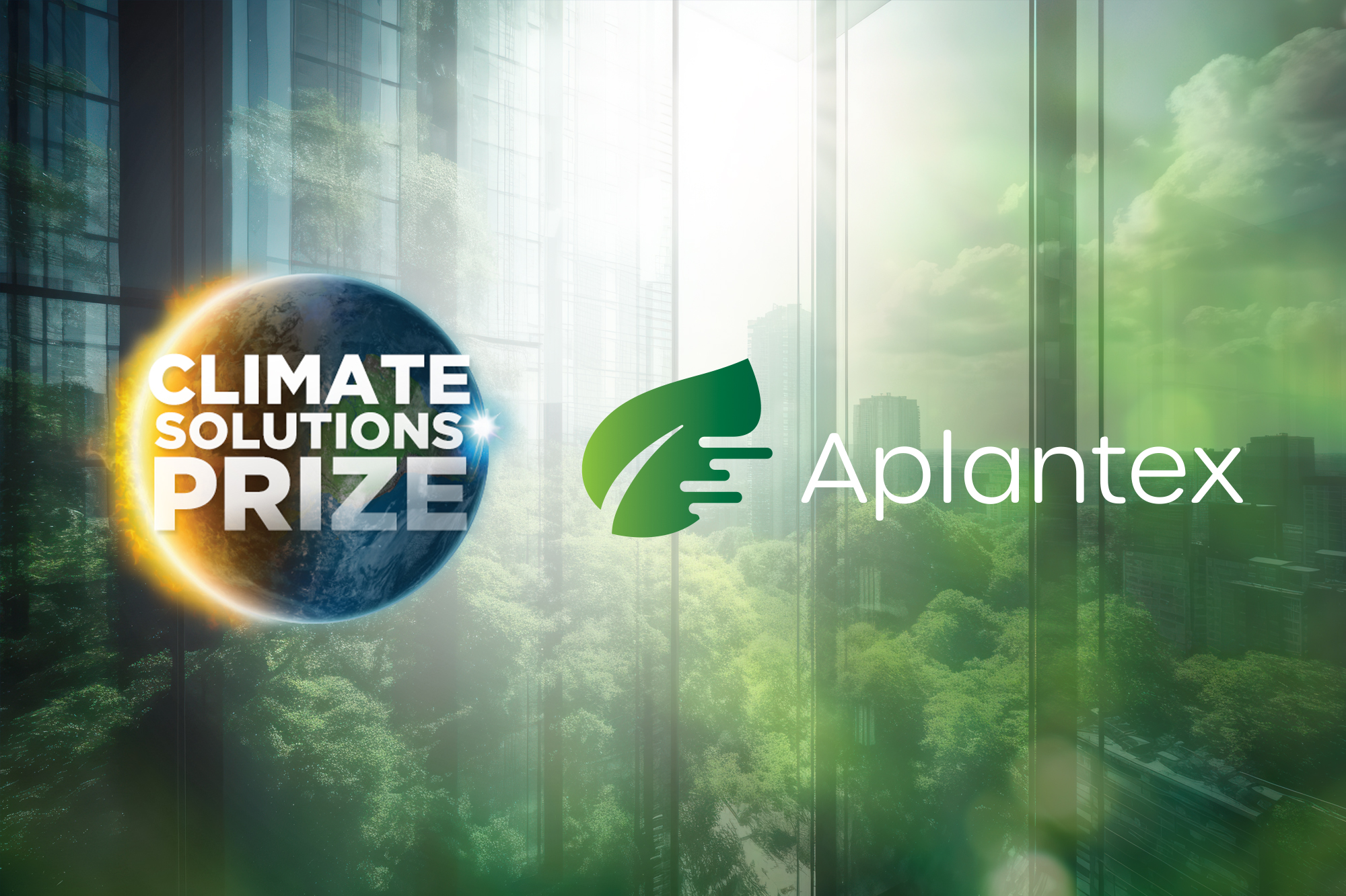 Aplantex finalist for the climate solutions grand prize - Aplantex